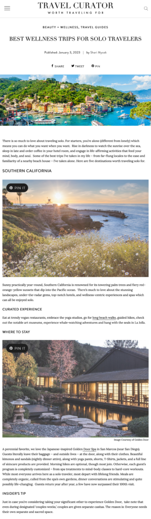 travel curator 2023 – Goldendoor